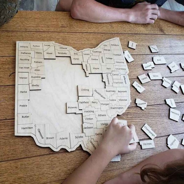 Ohio State Puzzle - Etsy