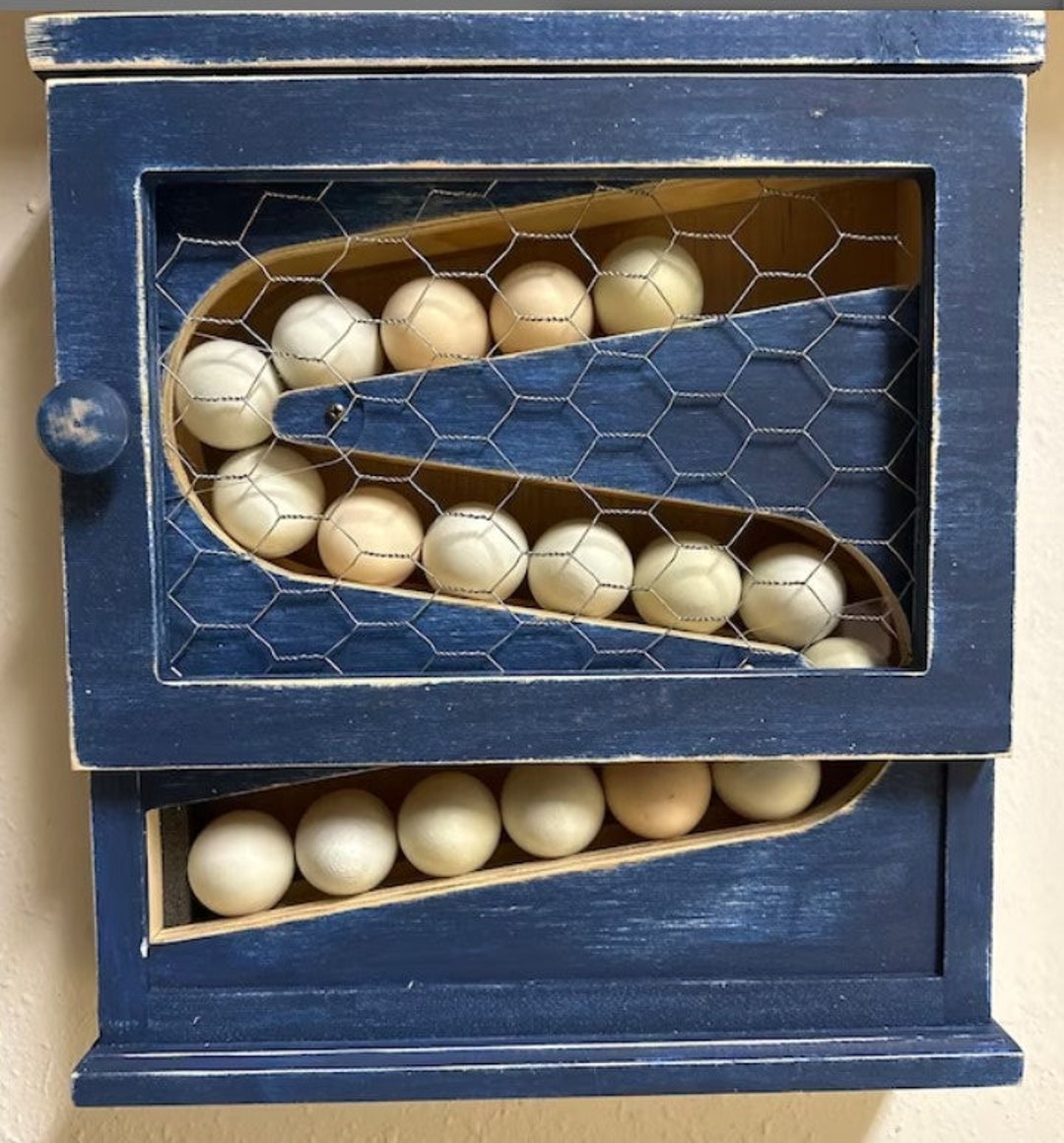 Fresh Egg Holder Counter Top Wooden Egg Storage Custom Egg Display Egg ...