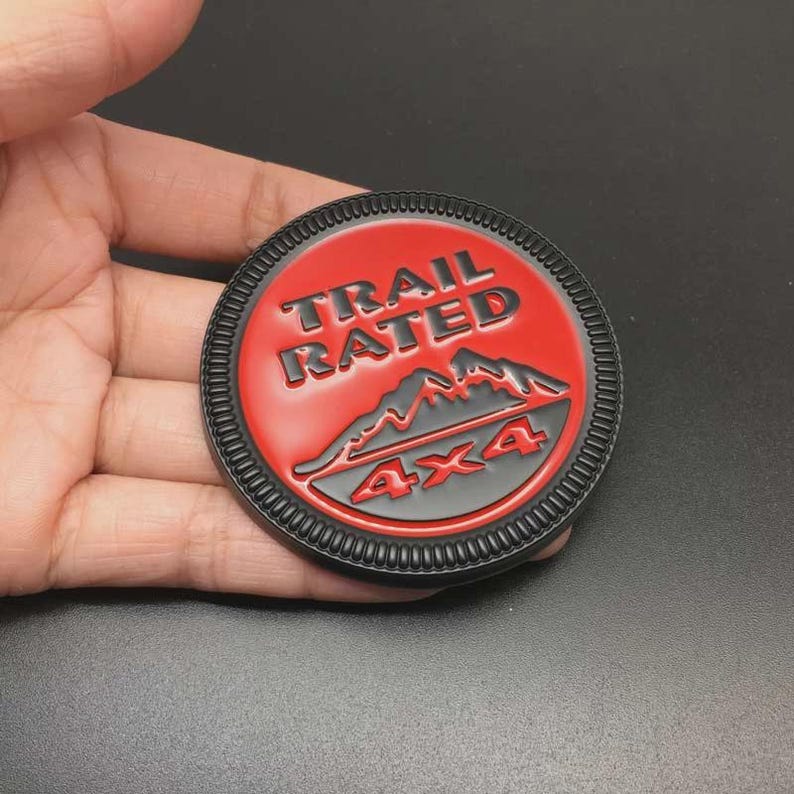 Universal Trail Rated 4x4 Mountain Badge Metal 3D Offroad Car Emblem - Etsy