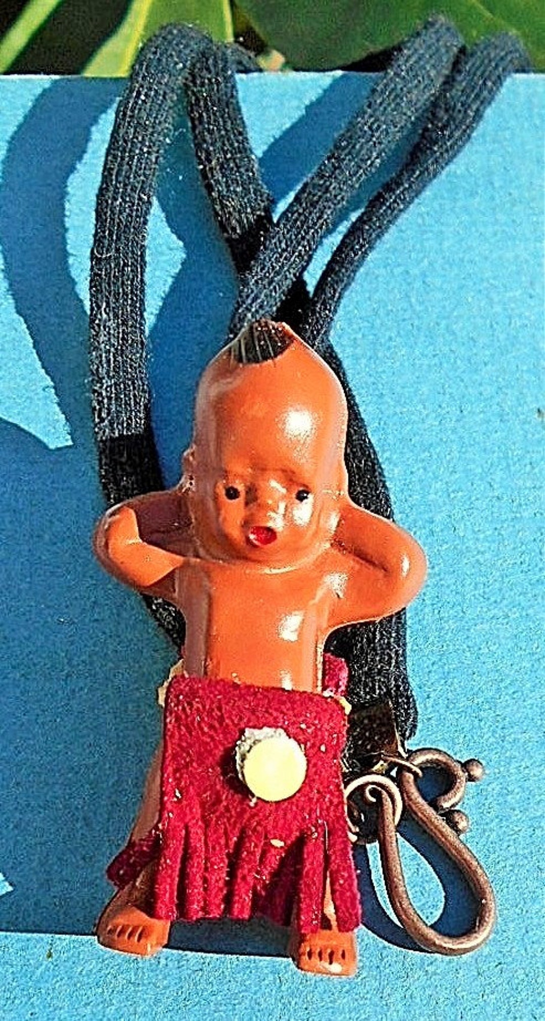 SALE Vintage Navajo Indian Papoose With Native American Felt Clothing ...