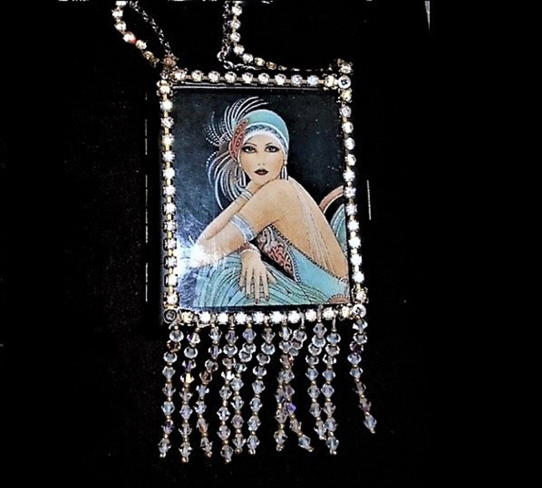 SALE Roaring 20s Flapper Rhinestone Purse, Bright GATSBY Sparkling ...