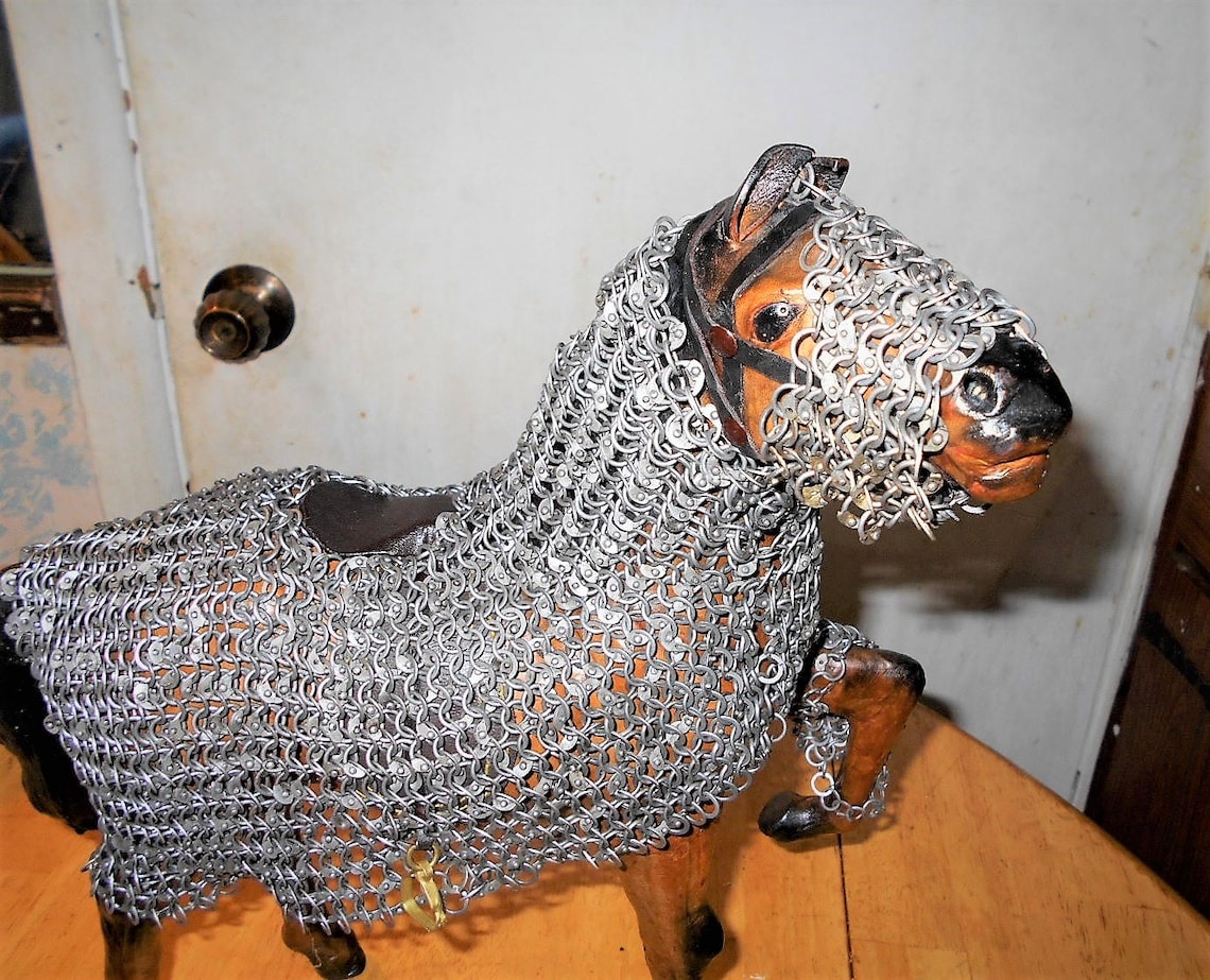 Equestrian Chain Mail Armor Medieval Style Steampunk Horse | Etsy