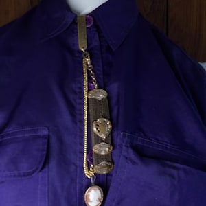 A Victorian Woven Mourning Hair Watch Fob Gold Fill Accents 3 1/2 Five ...