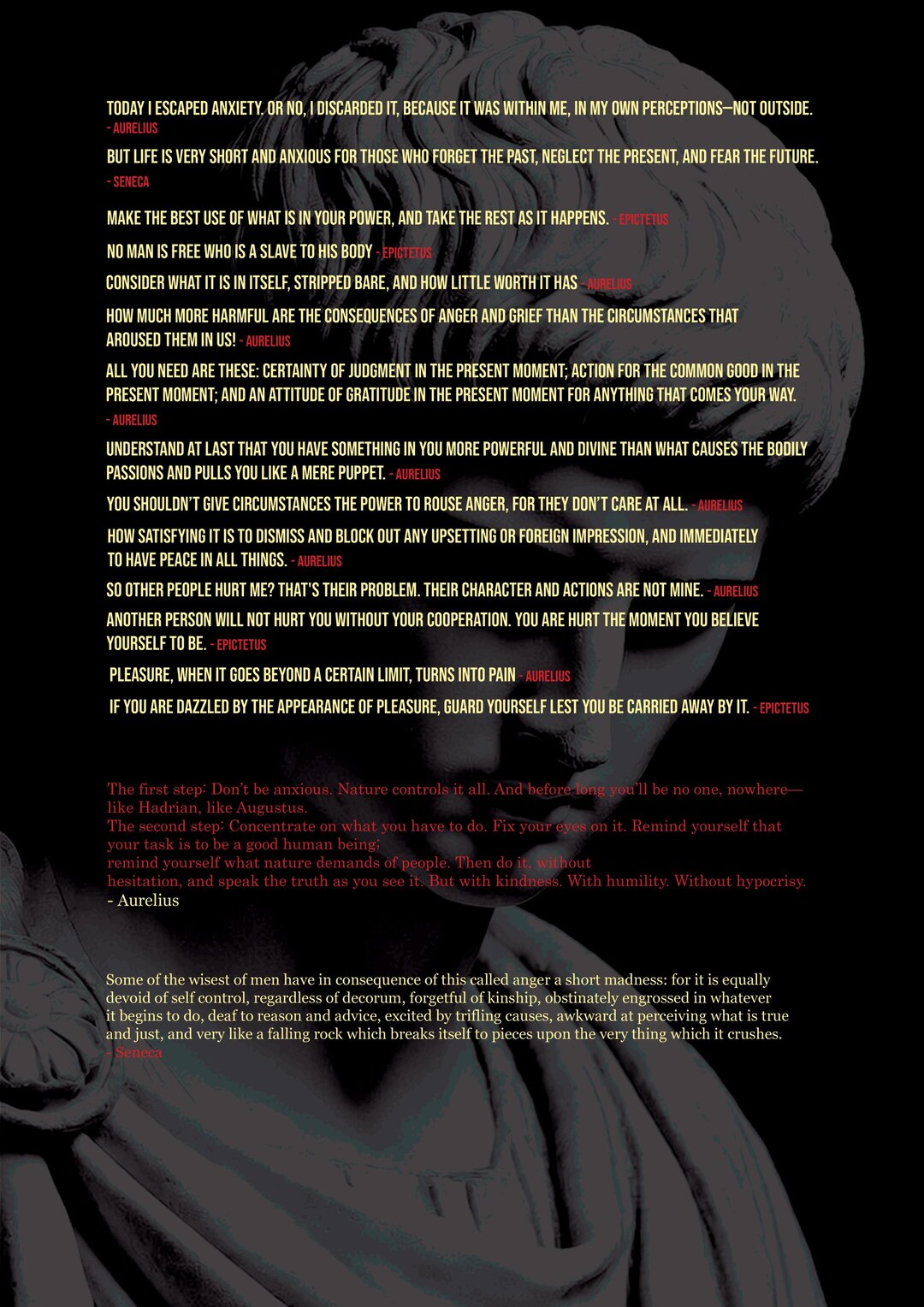 Stoicism Poster 1 - Etsy