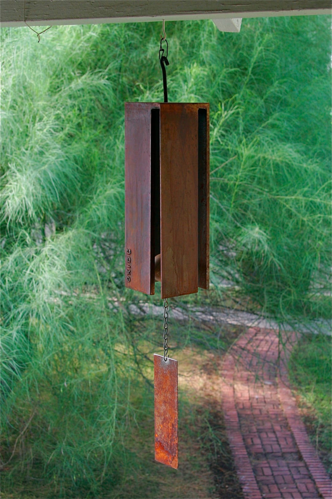 Heavy Metal Wind Chime by Daniel Moore-metal Artist-the Oxide Studio - Etsy