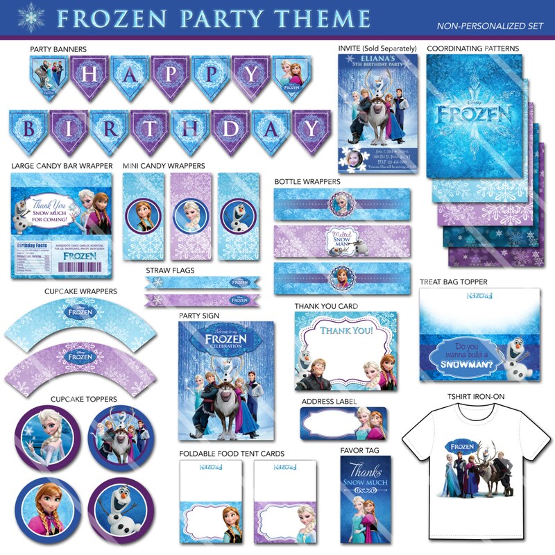 Frozen Party Decor - Etsy
