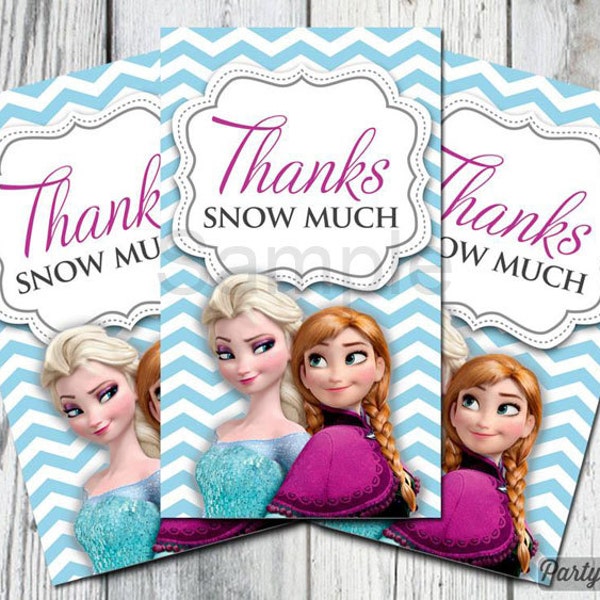 Frozen Thank You - Etsy