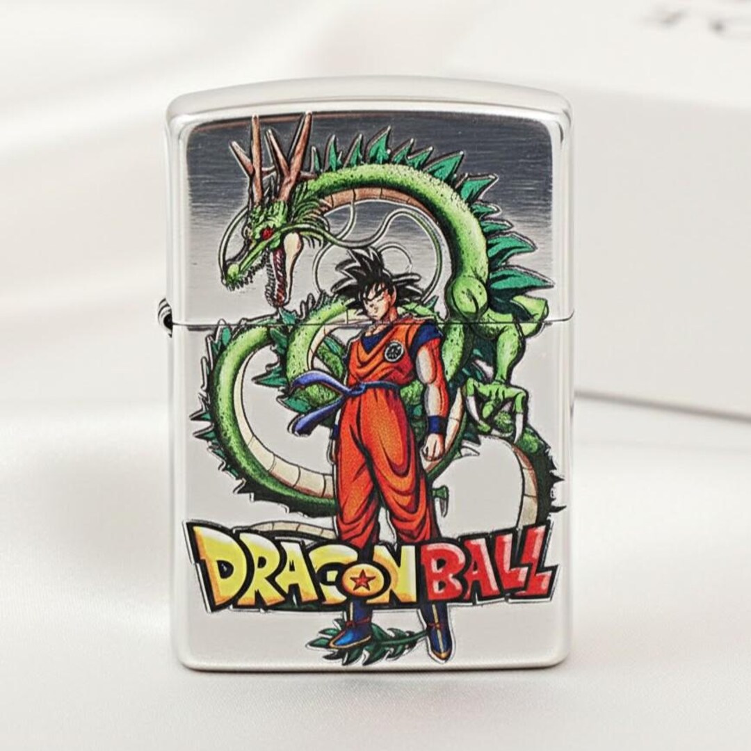 Dragon Ball Zippo Lighter , Zippo Custom Songoku, Hand-painted Acrylic ...