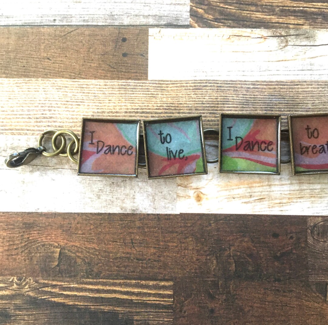Dancing is My Heart... Message Bracelet - Etsy