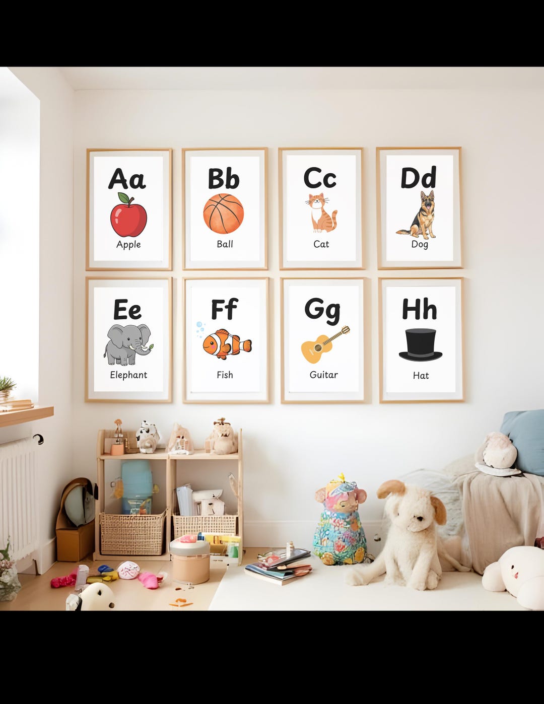 Colorful Alphabet—set of 26 ABC Printable Posters for Nursery ...