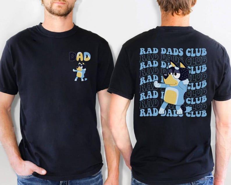 Blue Dog Rad Dads Club Bandit Png | Gift for Dad | Blue Dog Hawaiian ...