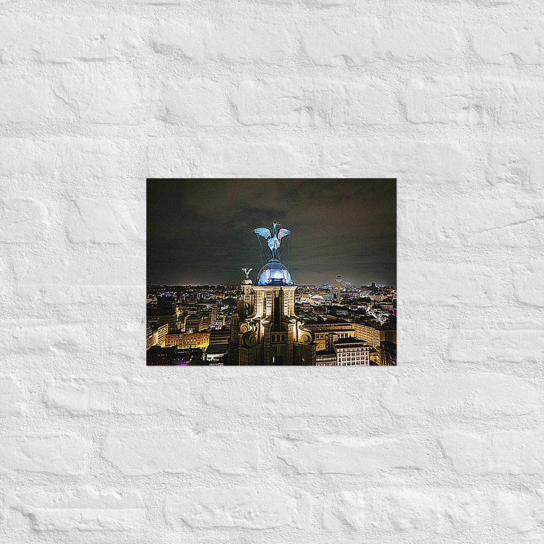 Liverpool Liver Bird Clock Tower Art - Etsy