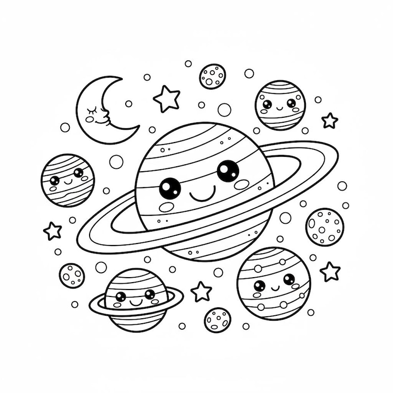 Coloring Pages for Kids, Printable Coloring Book - Etsy