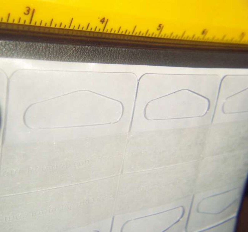 200 Self-stick Clear Hang Tabs Tags Package Hangers slot Style - Etsy