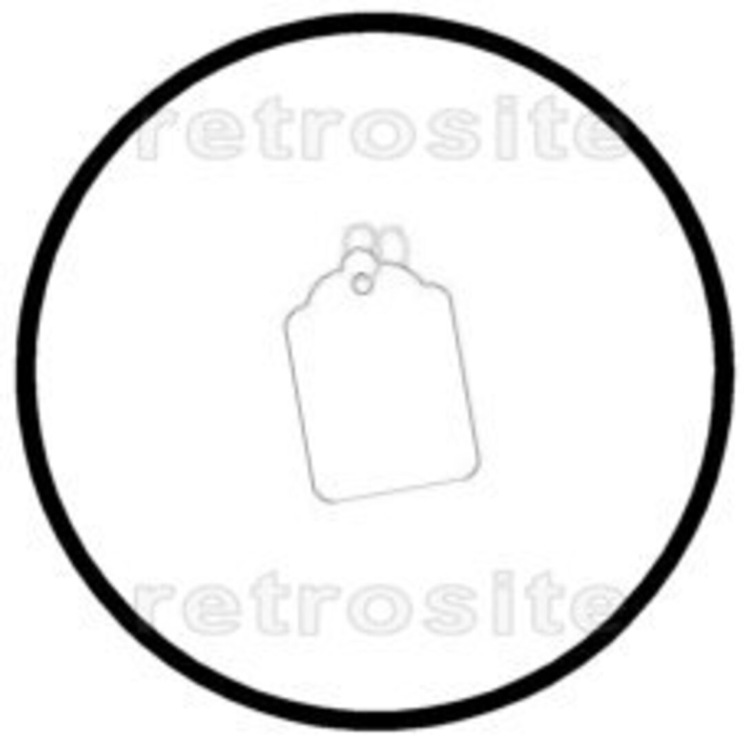 1000 WHITE Size 3 Small Merchandise Price Tags BLANK With Strings ...