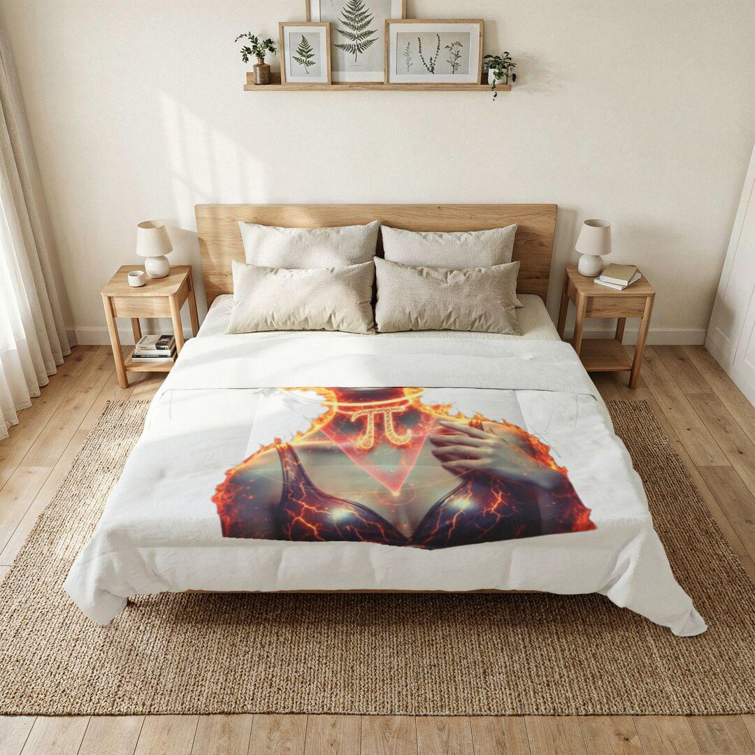 Flaming Goddess Duvet Cover | Cotton Comforter - Etsy