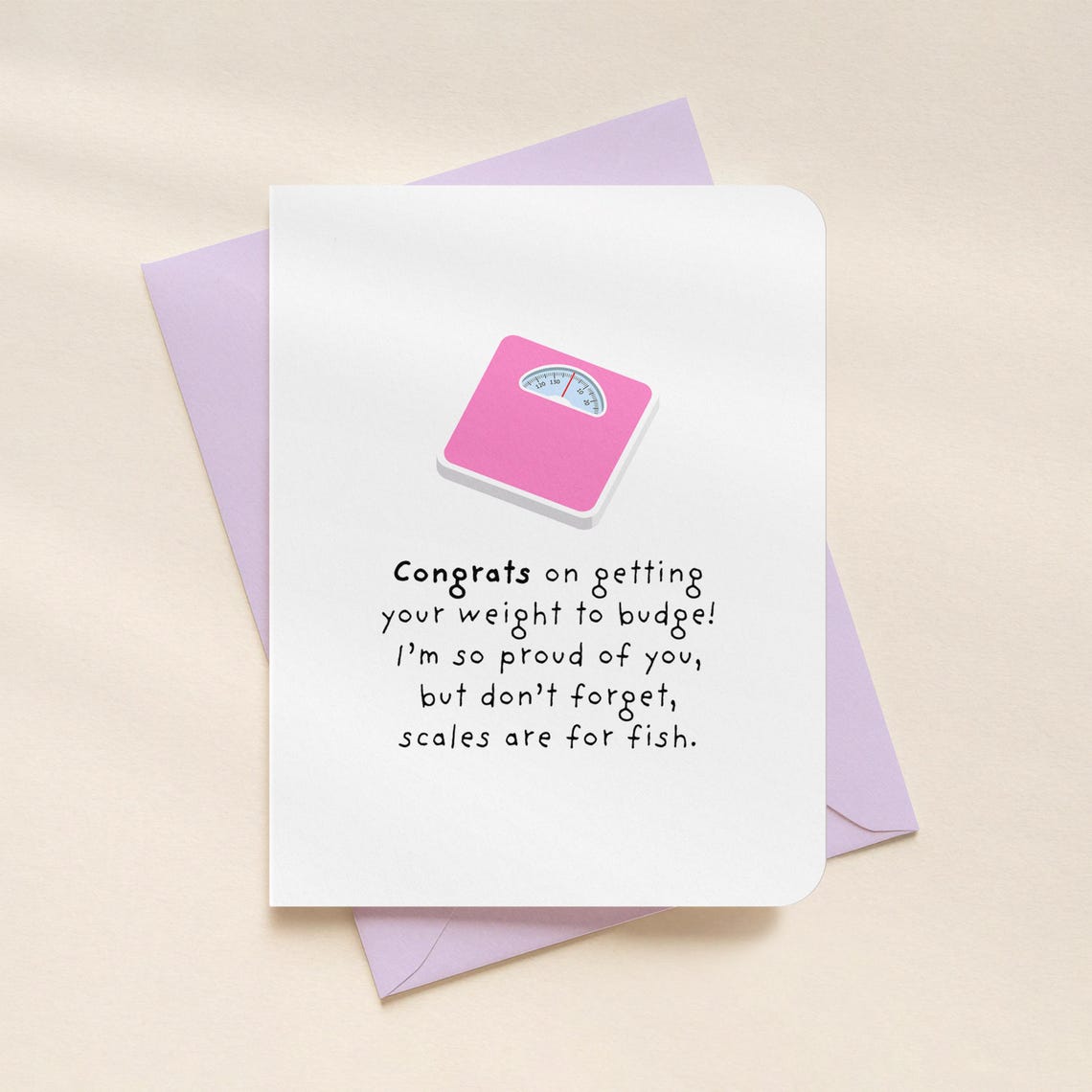 Weight Loss Journey Congratulations Encouragement Card | A2 Size 330 ...