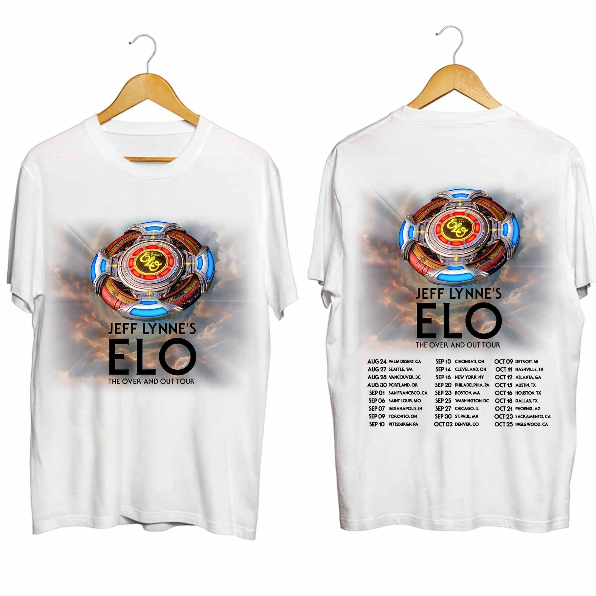 Jeff Lynne's ELO Over and Out FINAL Tour 2024 Shirt, Jeff Lynne's Elo ... Jeff Lynne's ELO Over and Out FINAL Tour 2024 Shirt, Jeff Lynne's Elo ...