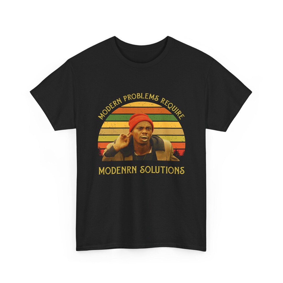 Modern Problems Require Modern Solutions Vintage T-shirt, Movies Quote ...