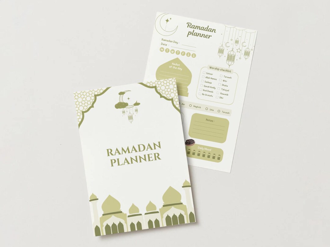 Ramadan Daily Planner Printable – Reusable Ramadan Planner PDF ...