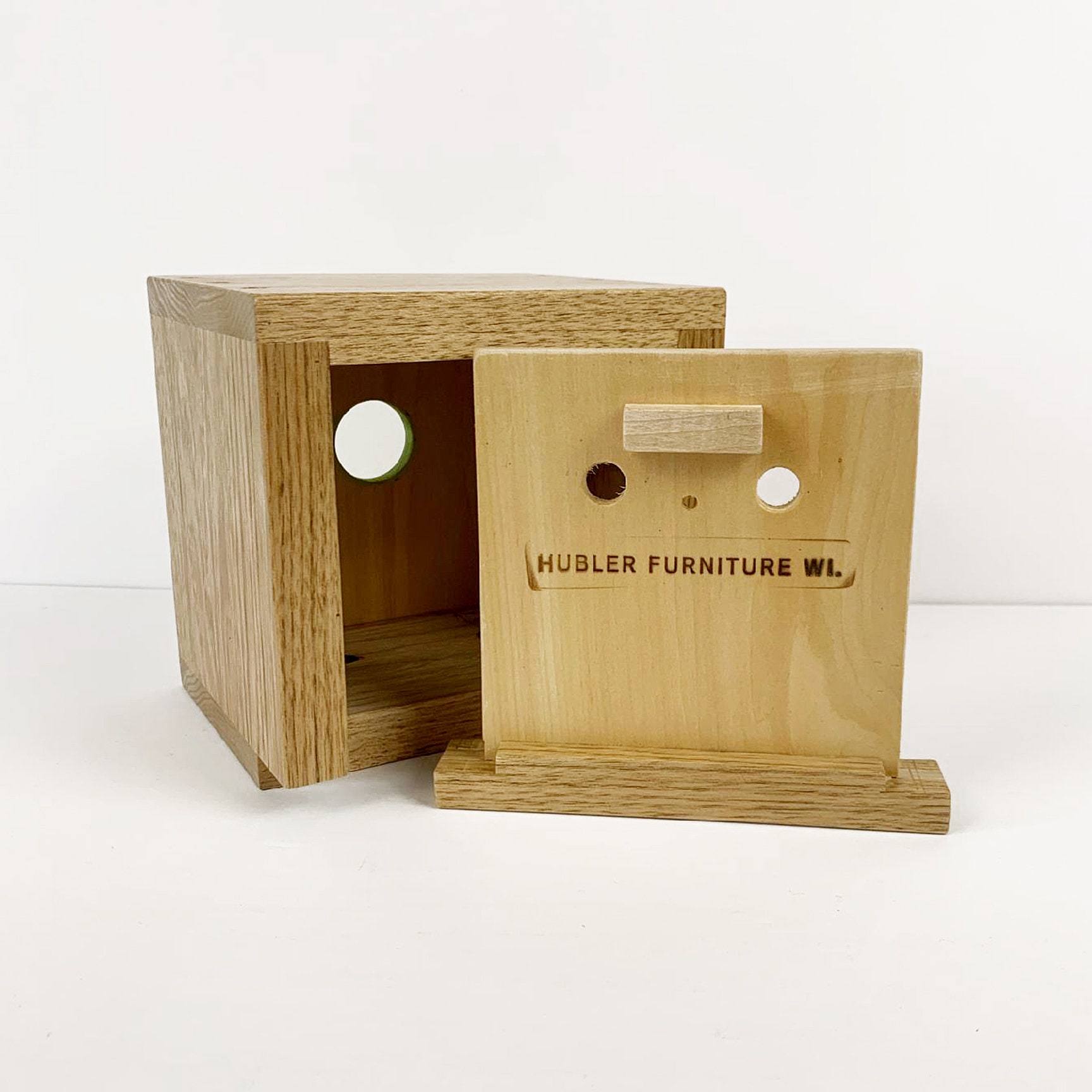 Modern Contemporary Reclaimed Wood Birdhouse \ Nest Box \ White ...