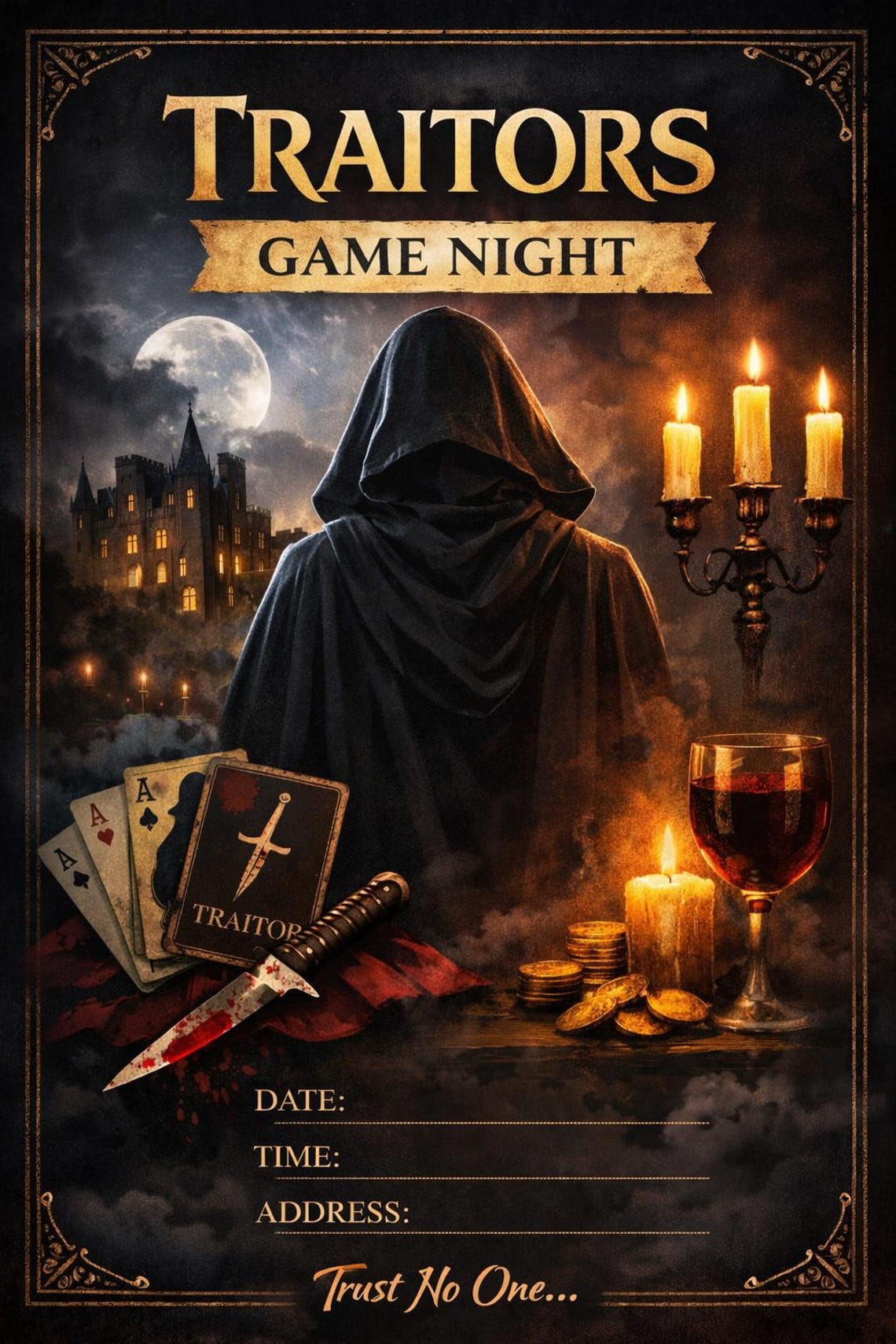 Traitor Game Invitation - Etsy