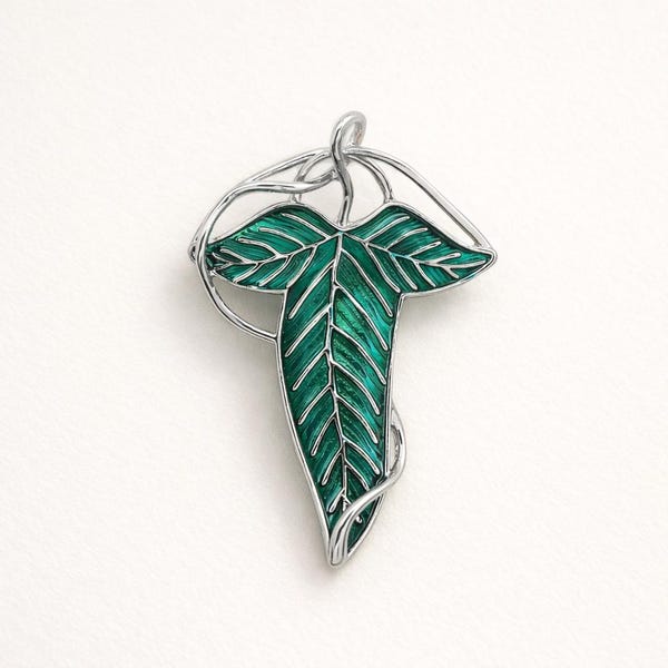 Elven Leaf Brooch - Etsy