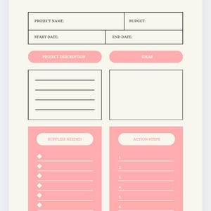 Printable Planner | Digital Download Canva Template | Daily & Weekly ...