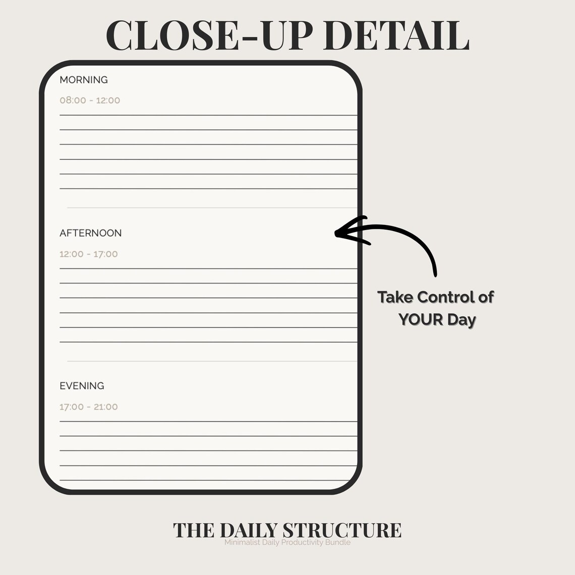 Time Blocking Planner Printable | Flexible Block Schedule | Morning ...