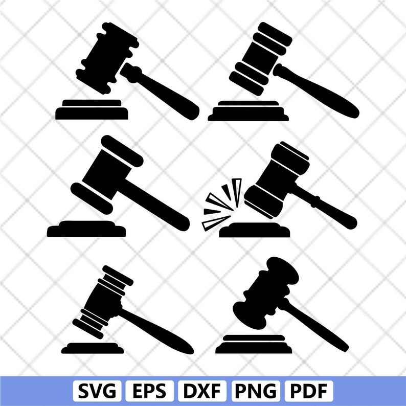 Judge Gavels SVG Bundle, Judge Gavels Clipart, Judge Gavels Vector ...