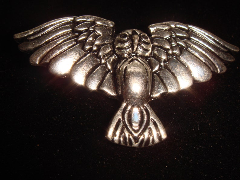 Pagan Celtic Inanna, Ishtar, Hecate, Minerva Flying Owl W Toggle - Etsy