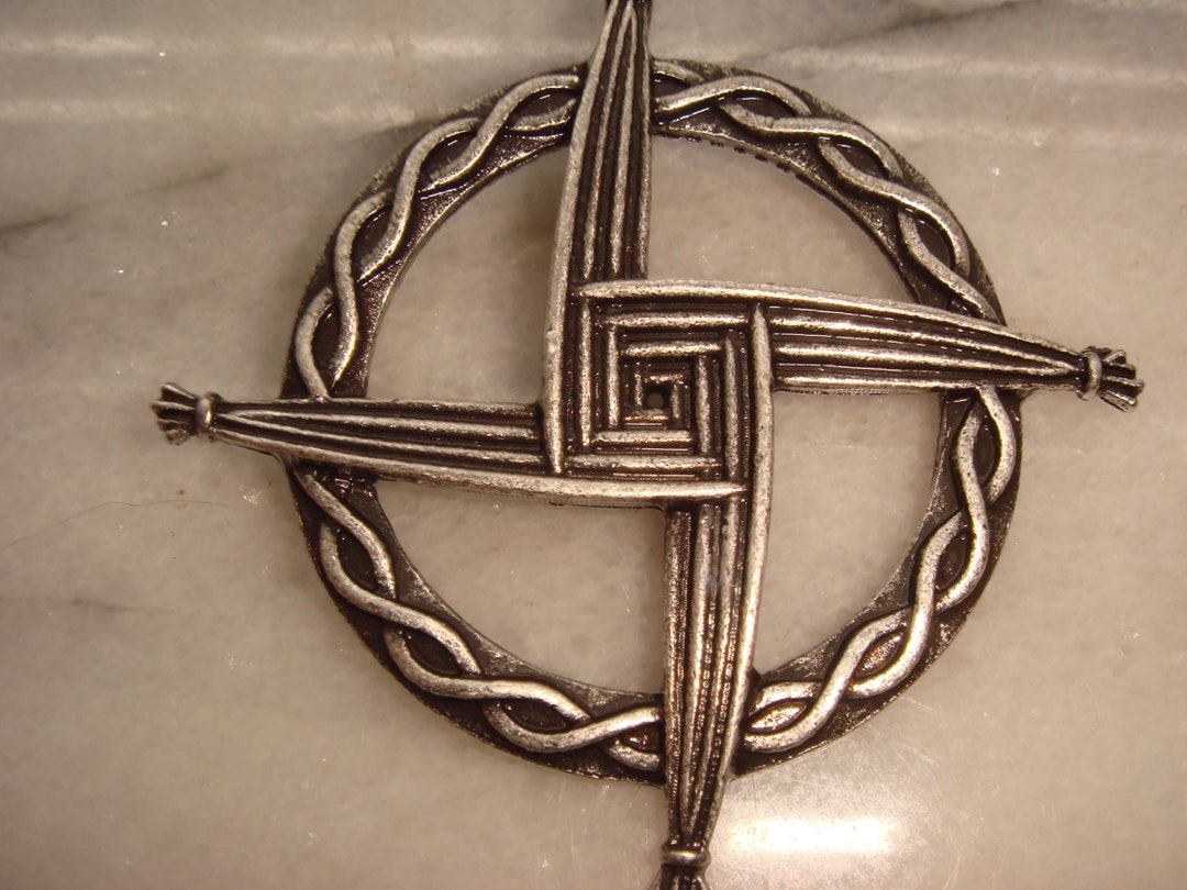Pagan Celtic Brid's Brigid's Brigit's Bridit's Bridget's Cross Necklace ...