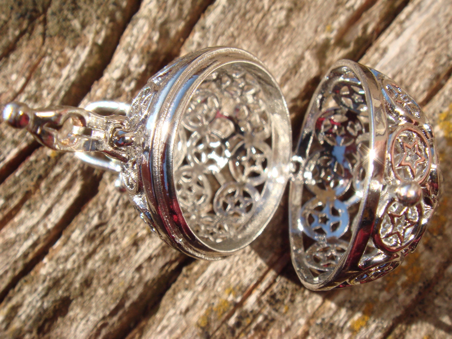 2pack Star Pentacle Witch Spell Ball Locket Pendant W Keychain - Etsy