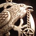 Celtic Pagan Morrigan Pewter Crow W Dangling Pentacle & W Crow Toggle ...