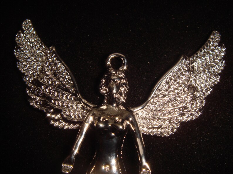 Pagan Winged Nyx Goddess of Creation Witchcraft Seduction Women 3D W ...