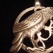 Celtic Pagan Morrigan Pewter Crow W Dangling Pentacle & W Crow Toggle ...