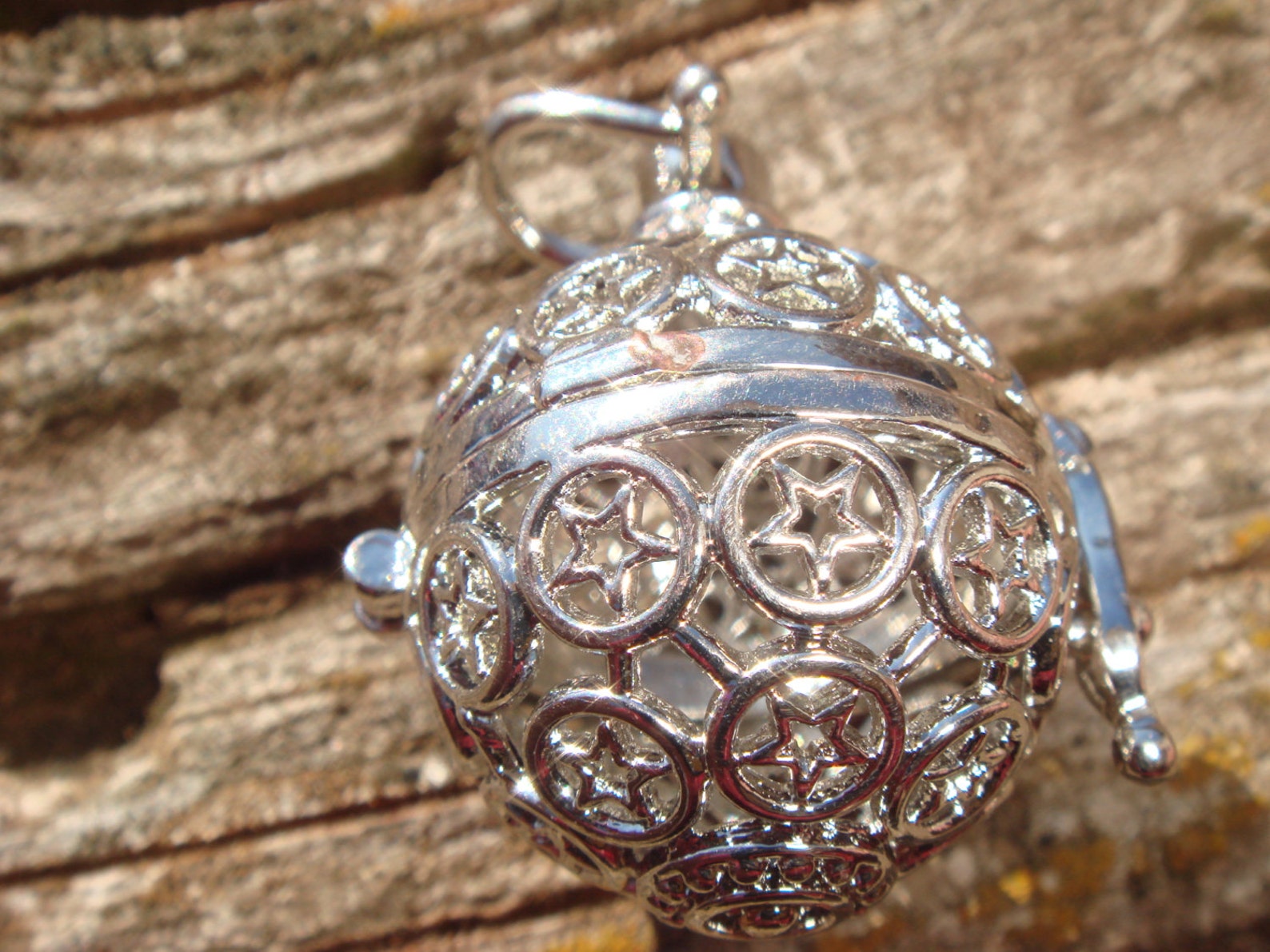 2pack Star Pentacle Witch Spell Ball Locket Pendant W Keychain - Etsy