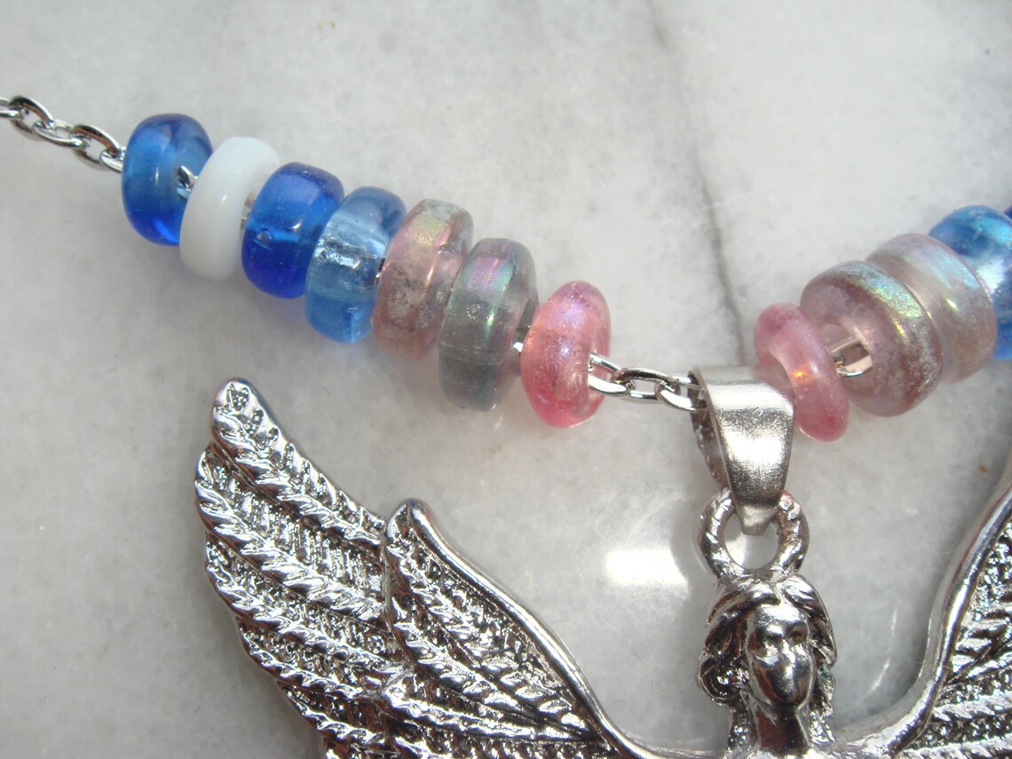 Pagan Winged Nyx Goddess of Creation Witchcraft Seduction Women 3D W ...