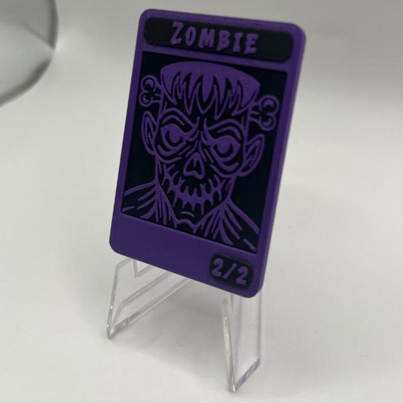 2/2 Zombie Token - 3D Printed for Magic the Gathering - Etsy