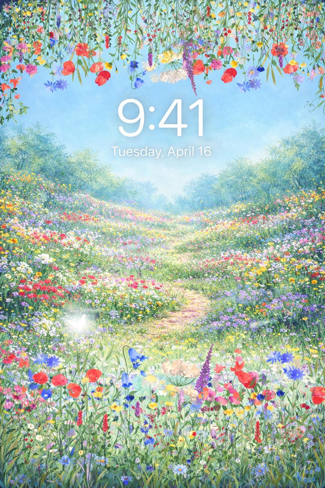 Flower Garden Wallpaper for Your Ipad! - Etsy