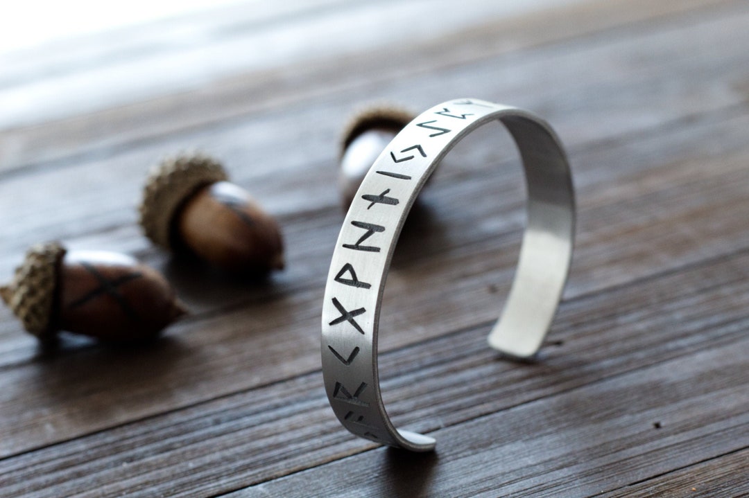 Rune Bracelet Viking Jewelry Women Men Viking Norse Viking Rune ...