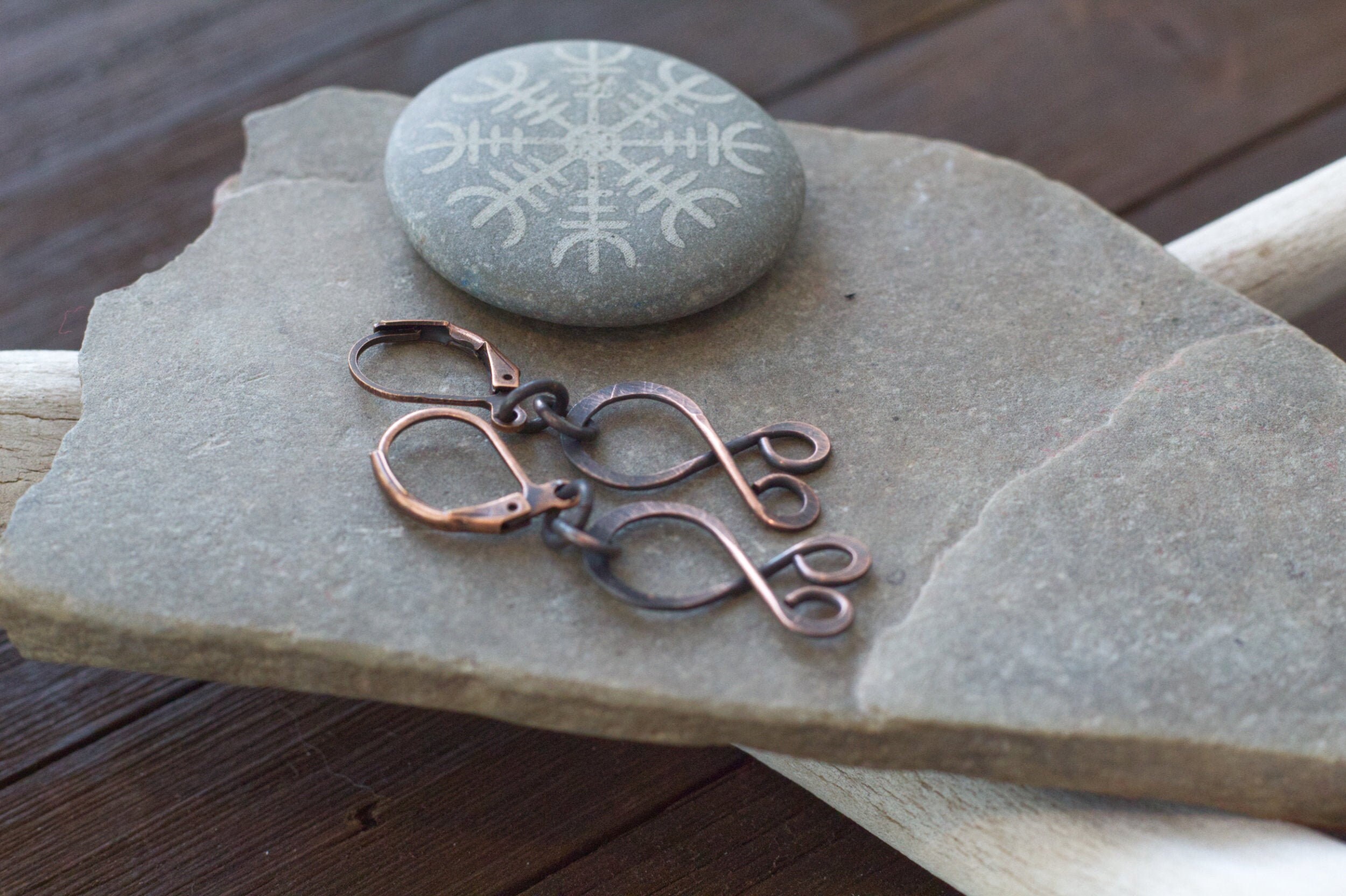 Troll Cross Earrings Viking Jewelry Viking Earrings Viking | Etsy