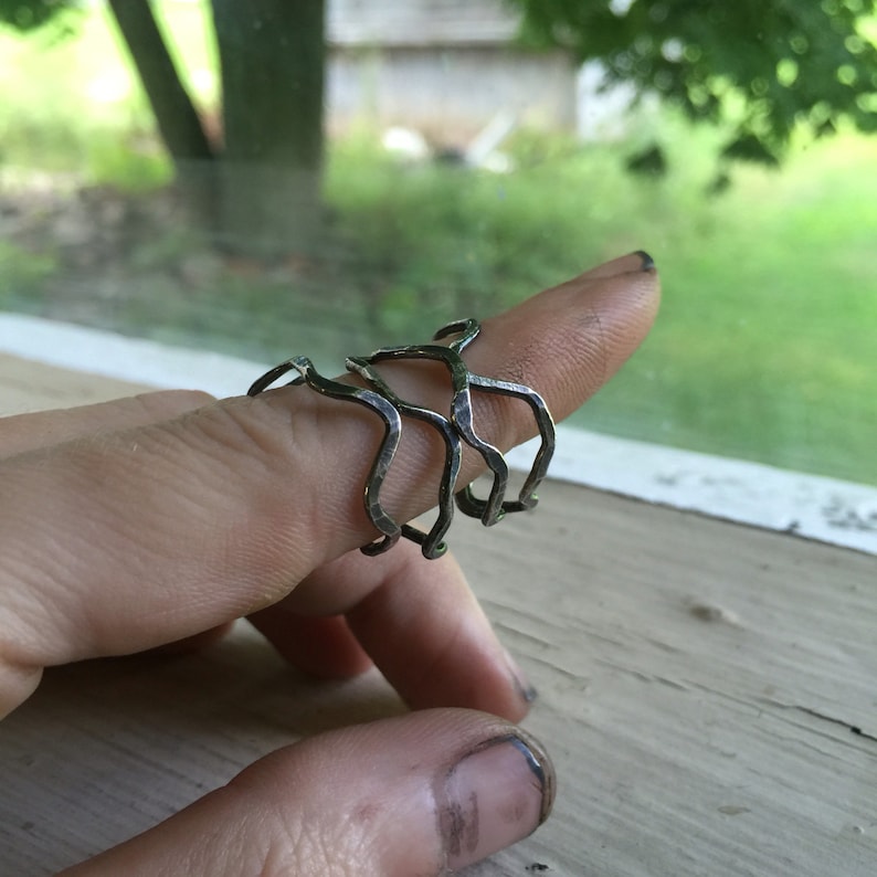 Unique Stacking Ring Silver Stacking Ring Choose Set - Etsy