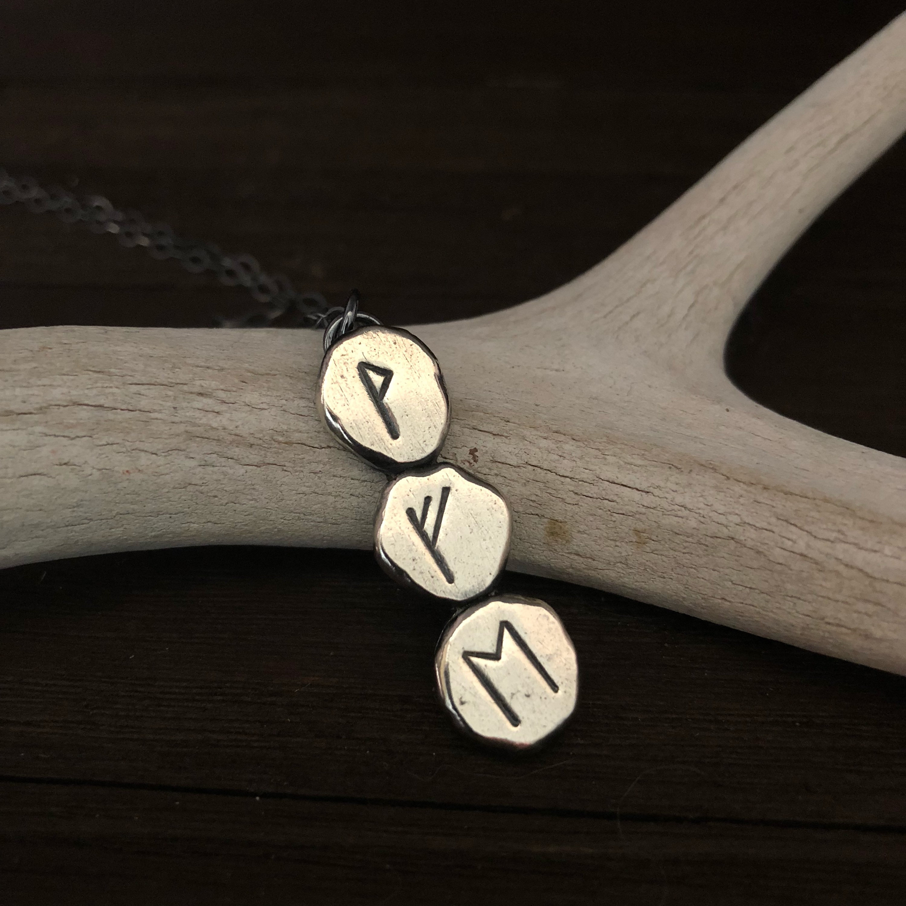 Rune Necklace Viking Jewelry Rune Pendant Rune Charm | Etsy