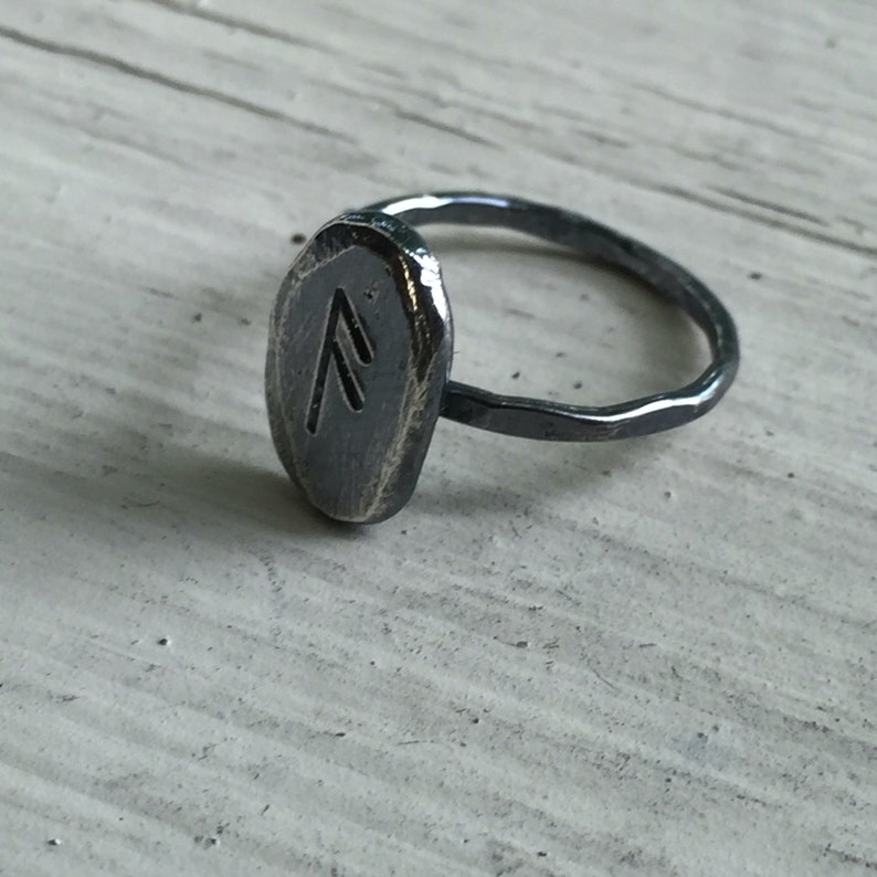Sterling Silver Rune Ring Viking Jewelry Rune Ring | Etsy