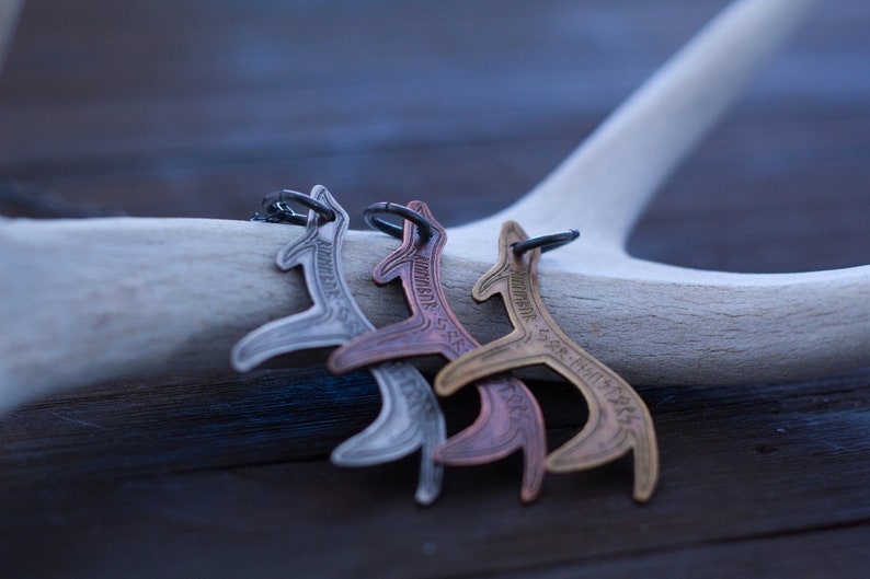 Antler Rune Pendant - Runic - Remember Your Ancestors - Norse - Viking ...