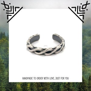 Silver Ear Cuff - Viking Jewelry - Earcuff - Infinity Knot - Celtic ...