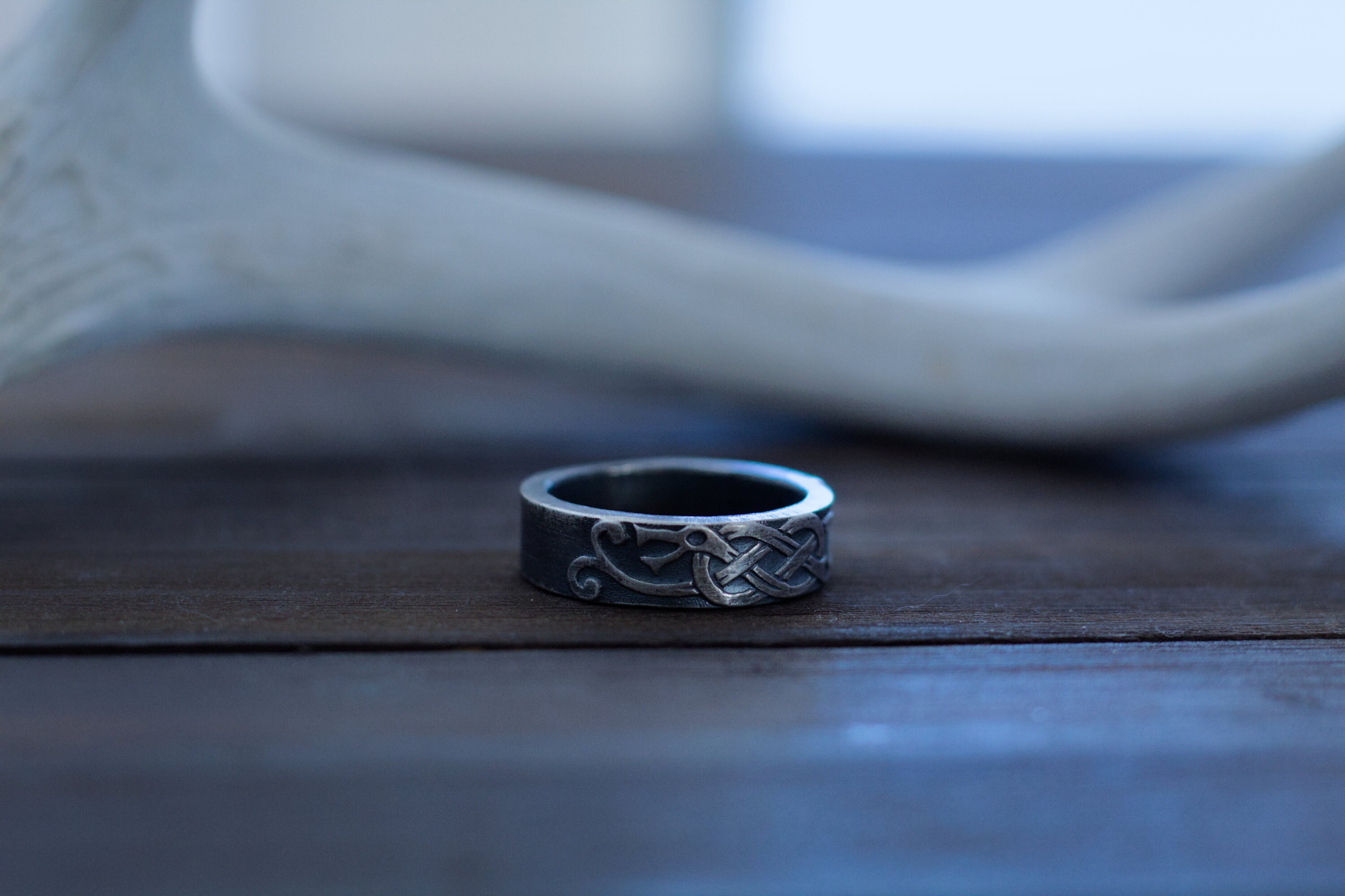 Jormungandr Ring Jormungand Viking Jewelry Celtic Knot | Etsy UK