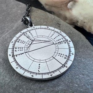 Personalized Astrology Necklace Custom Birth Chart Pendant Zodiac Sign ...