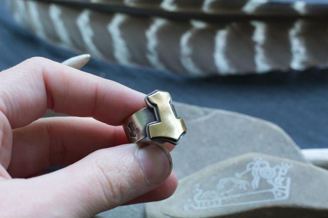 Mjolnir - Viking Ring - Thors Hammer - Viking - Thor - Norse Jewelry ...